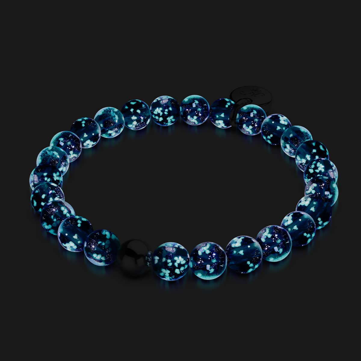Lapis Flame | .925 Sterling Silver | Firefly Glass Bracelet – NOGU Canada