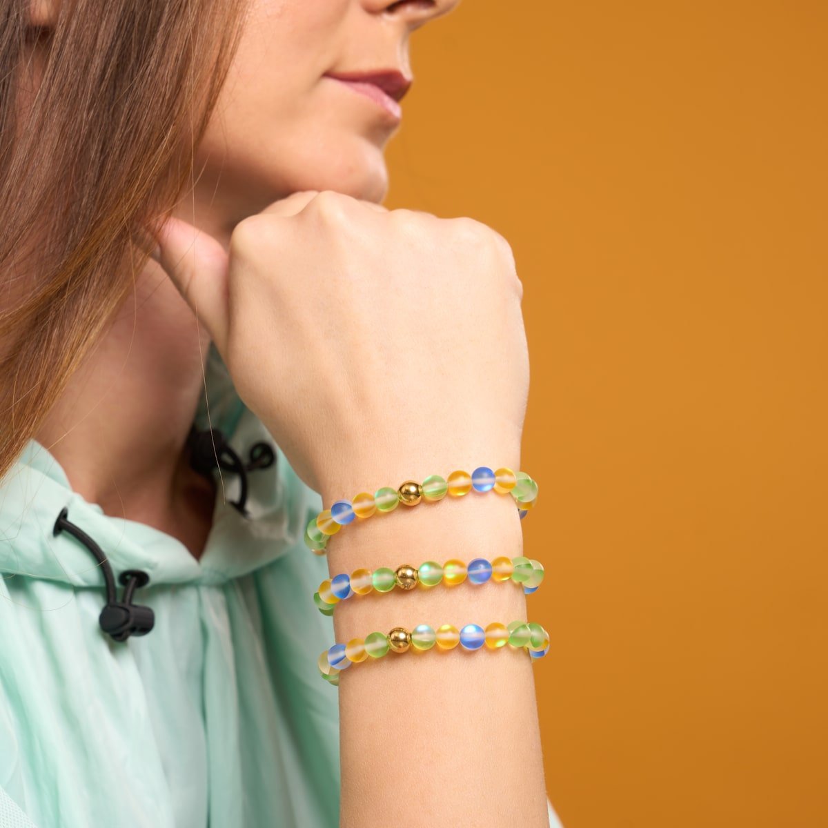 BRAZIL | Mermaid Glass Nations Bracelet– NOGU Canada