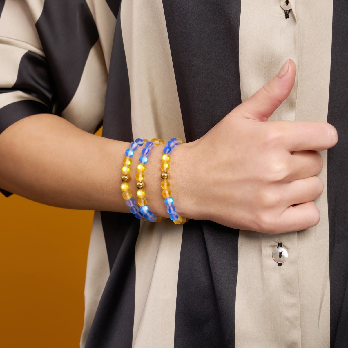 SWEDEN | Mermaid Glass Nations Bracelet– NOGU Canada